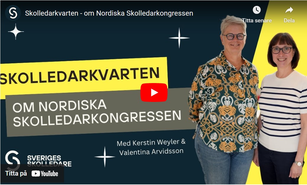 Skolledarkongressen i Skolledarkvarten - Nordiska Skolledarkongressen